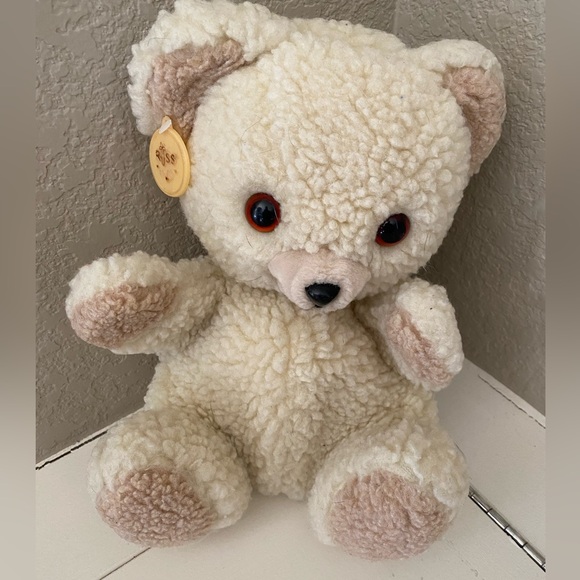 Russ | Toys | Vintage Snuggle Bear Plush Hand Puppet 1 Inch Stuffed ...